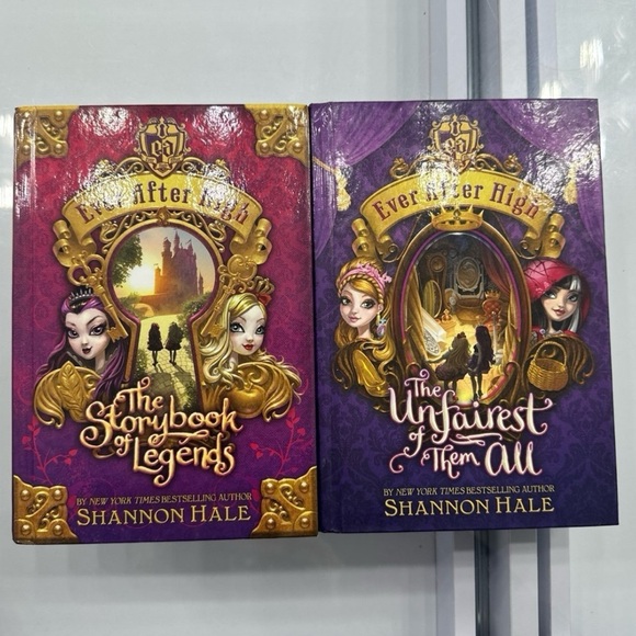 Other | Ever After High Book Set Purple And Red Covers | Poshmark
